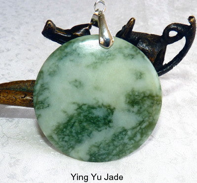 "Yin and Yang" Large Round Chinese Jade Pendant (P-633) – Ying Yu Jade