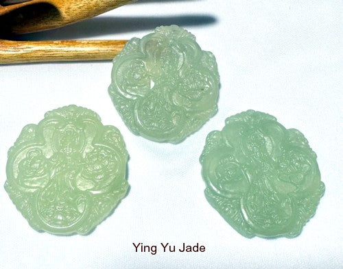 Sale-Chinese Jade Guan Yin Buddha of Compassion Large Pendant (P227 ...
