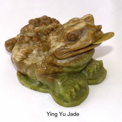 Vintage Large and Auspicious Chinese Jade Three-Leg Money Toad with Co ...